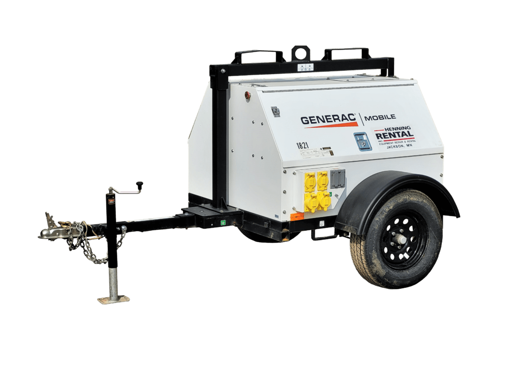 15KW Towable Generator - Henning Rental